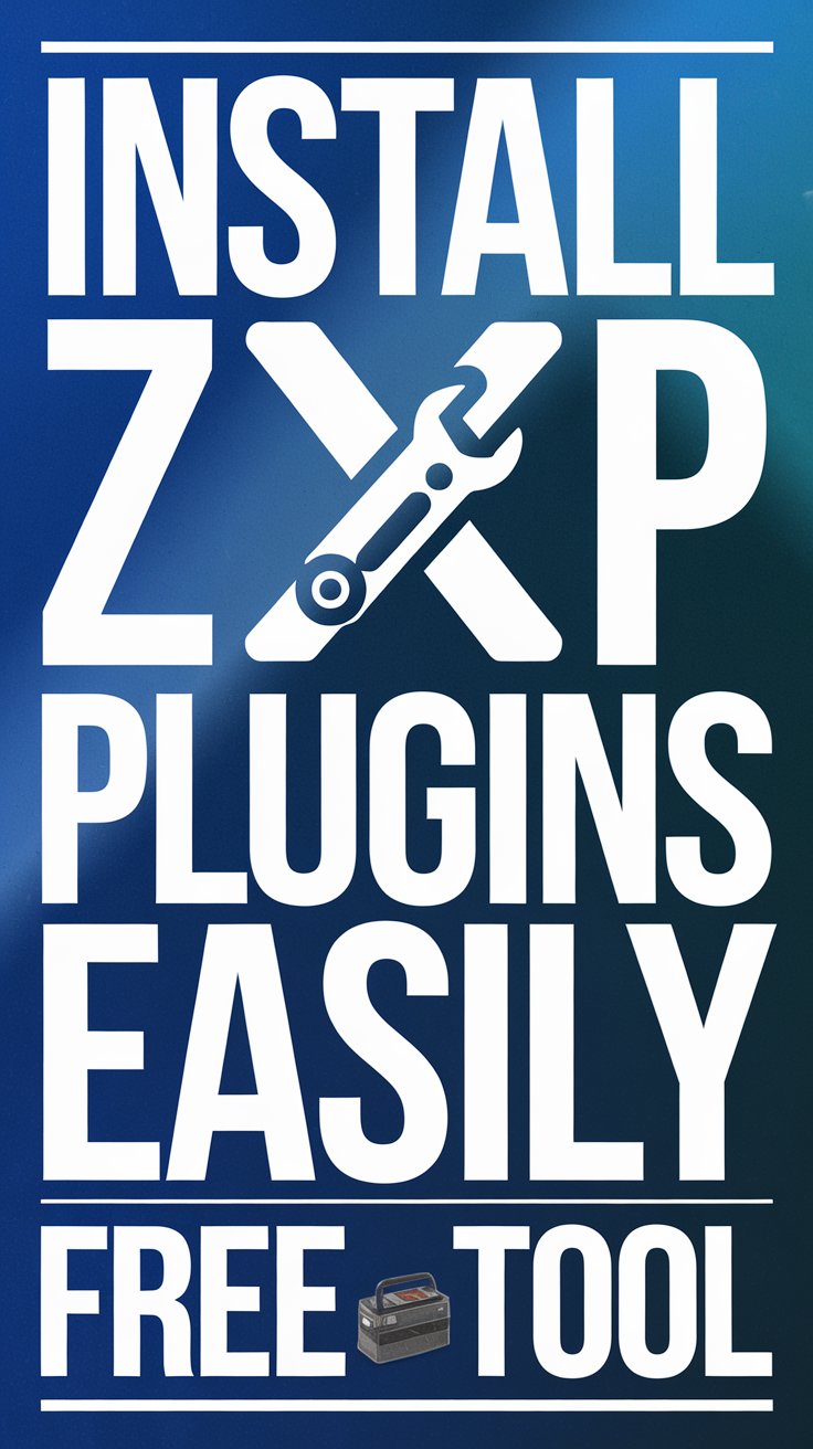 Free ZXP Installer for Seamless Adobe Plugins